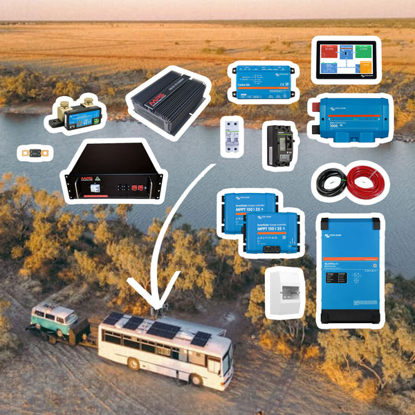 DIY Large Motorhome/Bus 5KVA Lithium Kit | Off Grid Solar Solutions In ...