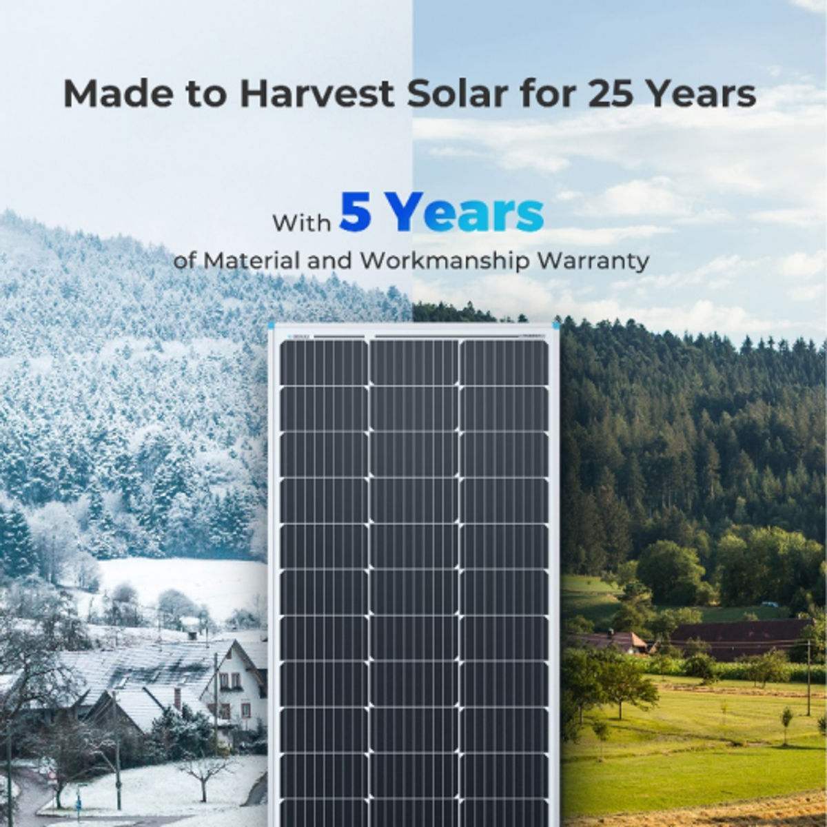 Solar Panel | Renogy | 100 Watt 12 Volt Monocrystalline Solar Panel (C ...